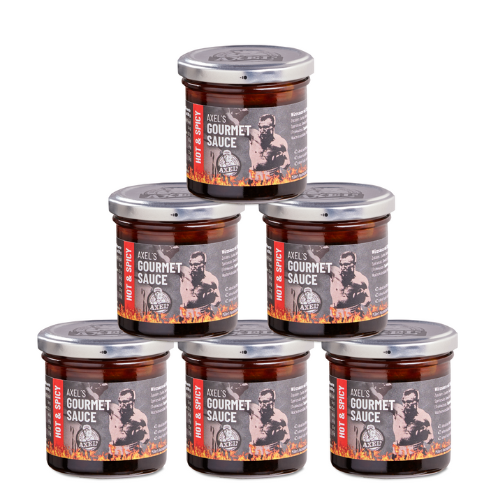 AXELs Gourmetsauce - Hot & Spicy - 6er Set – Müller's FeinkostManufaktur